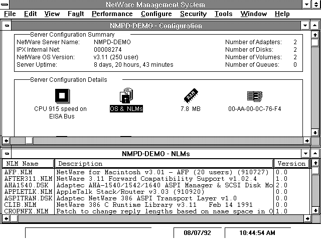 NetWare Management System